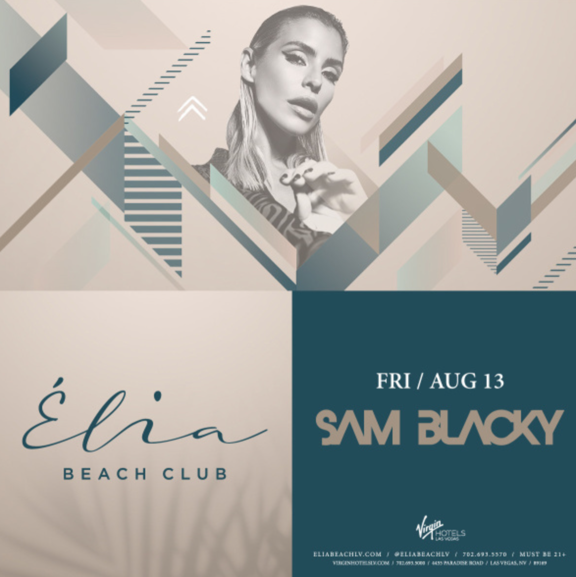 Events Calendar - Sam Blacky at Élia Beach Club - Las Vegas Weekly