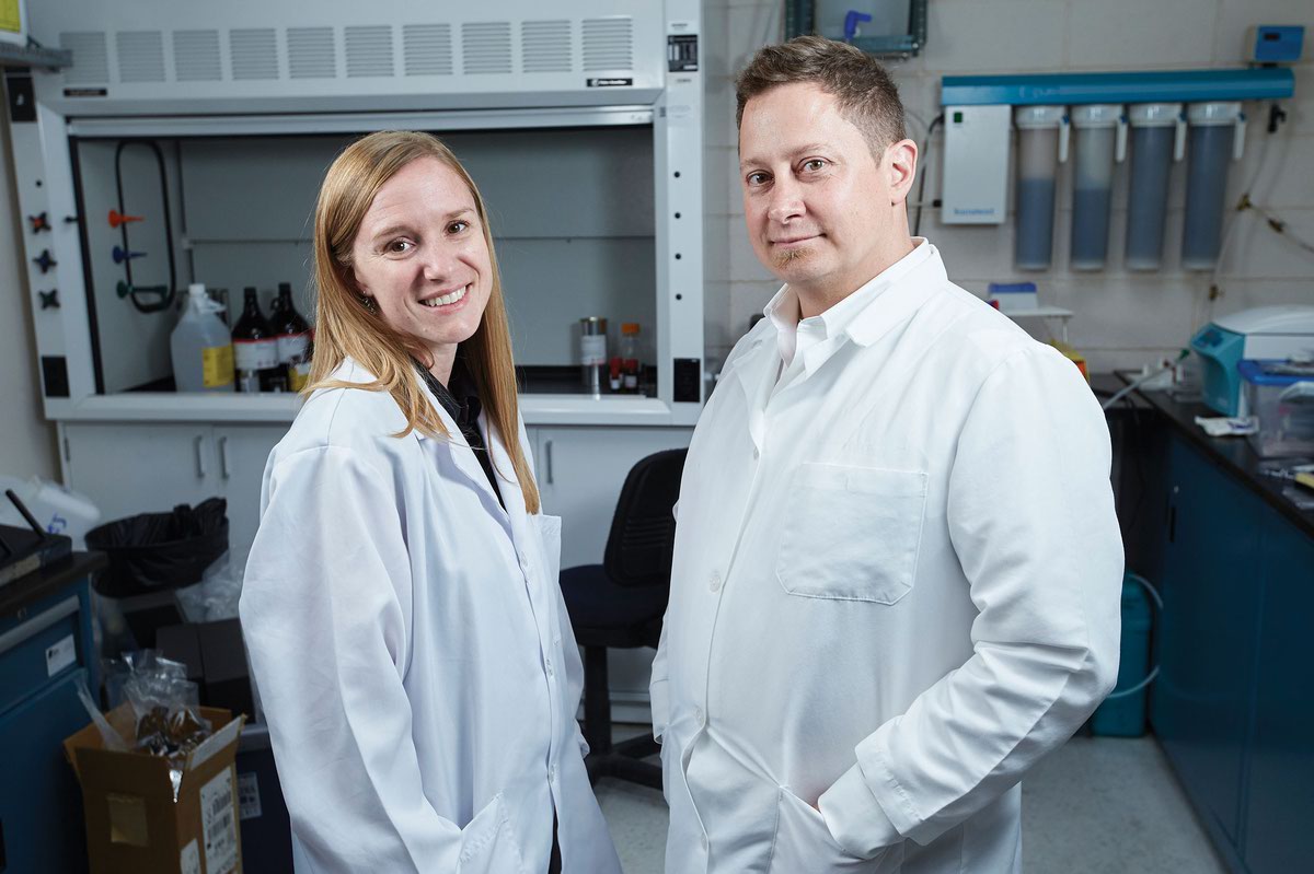 UNLV neuroscientists Rochelle and Dustin Hines are researching ...