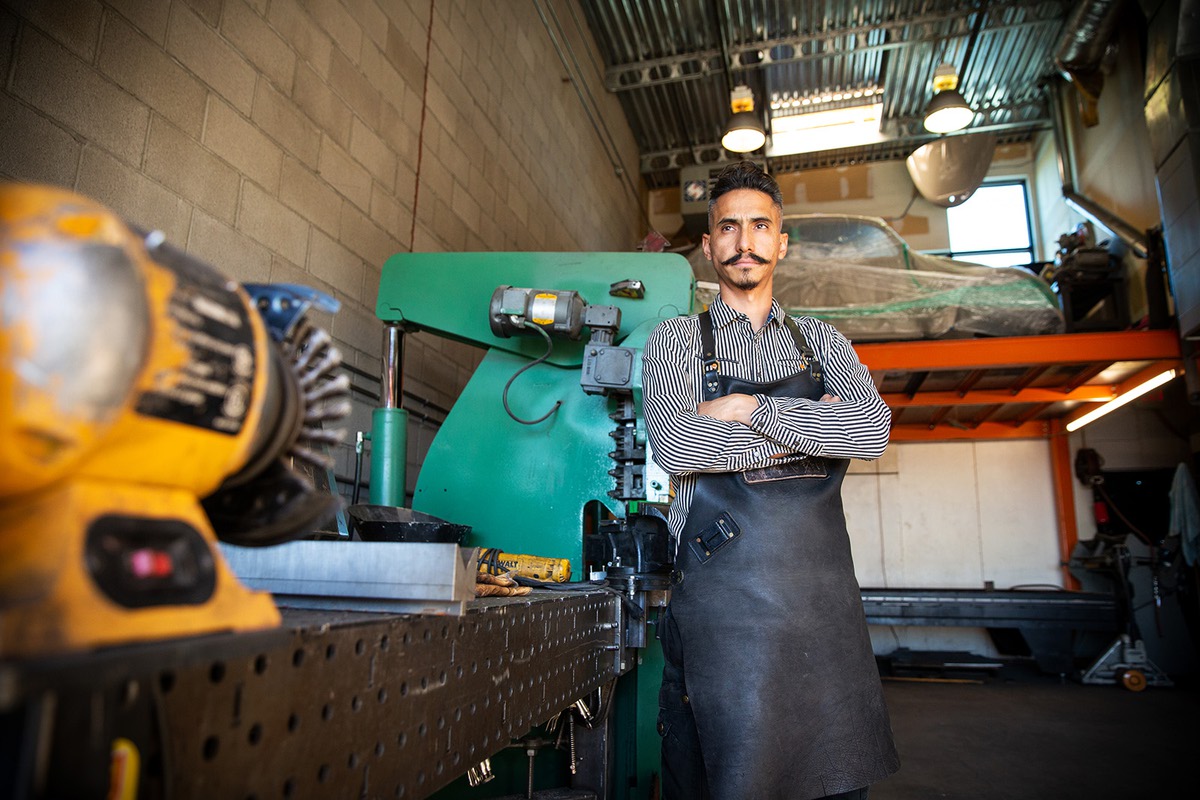 ‘Metal Shop Master’ Luis Varela-Rico sprinkles large-scale sculptures ...