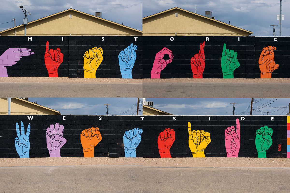 Muralist Iandry Randriamandroso celebrates the Historic Westside ...