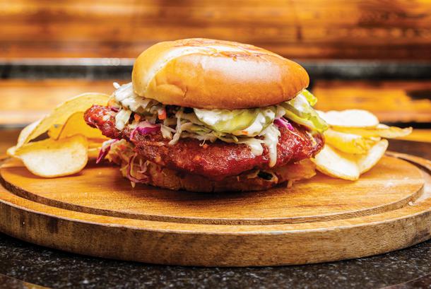 Photograph: Fremont Fire Hot Chicken Sandwich at Project BBQ - Las ...