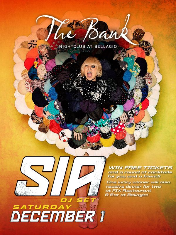 Win tickets to Sia at The Bank! - Las Vegas Weekly